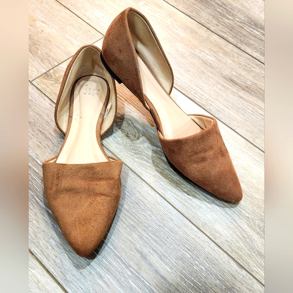 a new day | Shoes | A New Day Cognac Brown Pointy Toe Flats | Poshmark